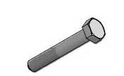 DIN 931 / ISO 4014 / UNI 5737 Stainless steel : Hexagon head bolt - HHB.BP