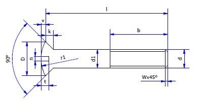 DIN 964 / ISO 2010 / UNI 6110 aluminum : Slotted raised countersunk ...