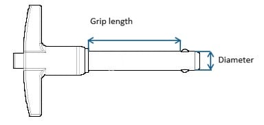 SBP Push Button T-Handle Single Acting 1/4