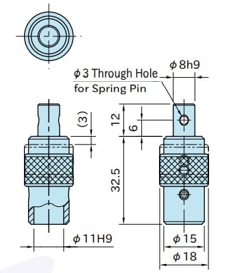 Shaft Build-In Stud with secondary lock - QCSJLK1118A : Shaft Build-In ...
