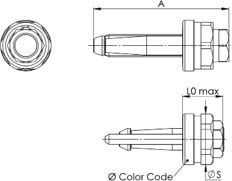 372-111-25.5-32 | Temporary Fasteners 372-111-25.5-32