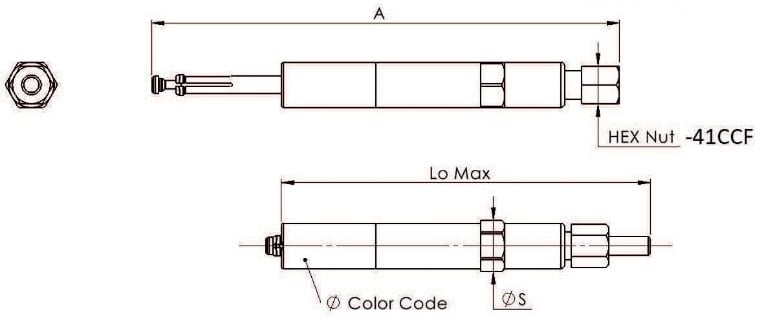 41CCF-055-00-25 | Temporary Fasteners 41CCF-055-00-25