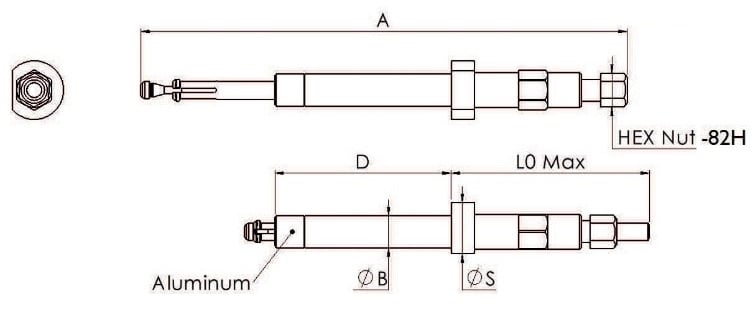 82H-056-10-35-110 | Temporary Fasteners 82H-056-10-35-110