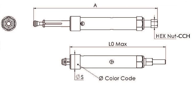 CCH-2540-55-80-FR-Z | Temporary Fasteners CCH-2540-55-80-FR-Z